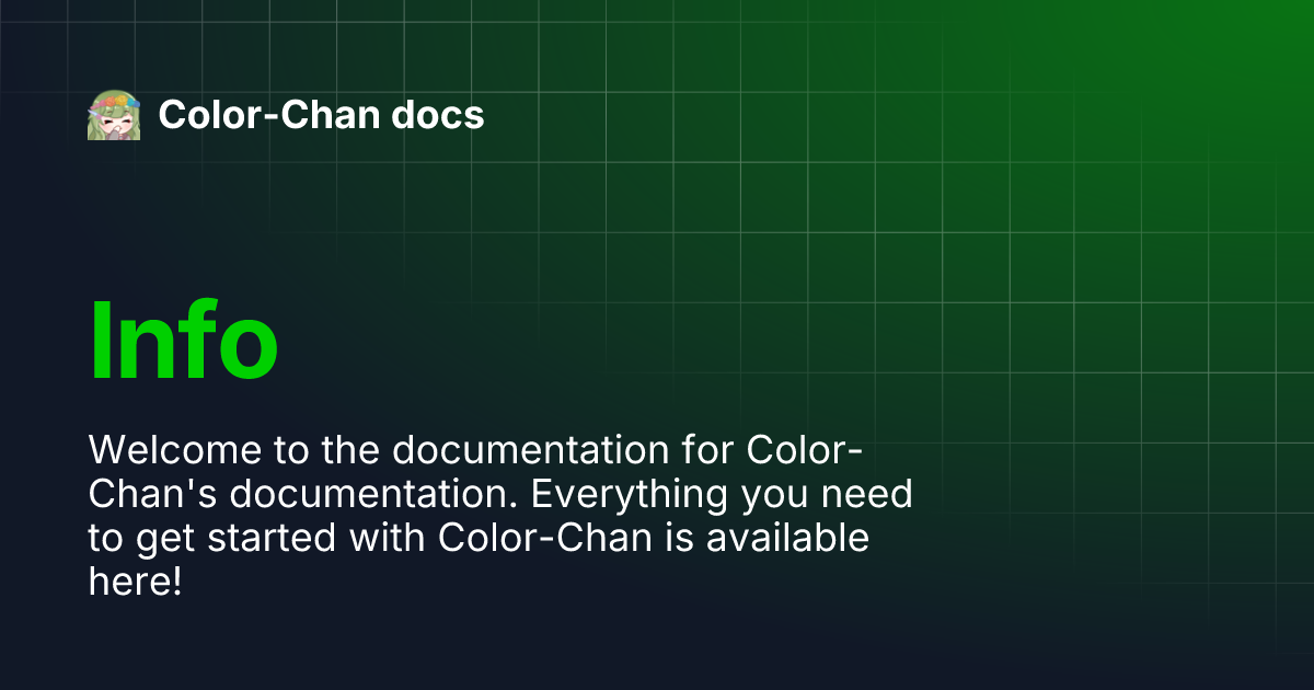Info | Color-Chan docs
